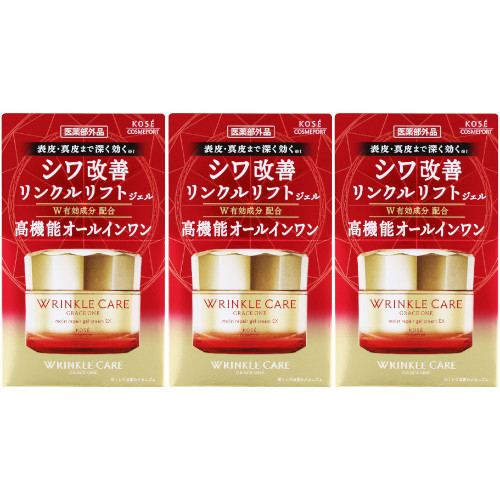 【3個セット】グレイス ワン リンクルケア モイストリペア ジェルクリーム ＥＸ 100g(4971710587999-3)