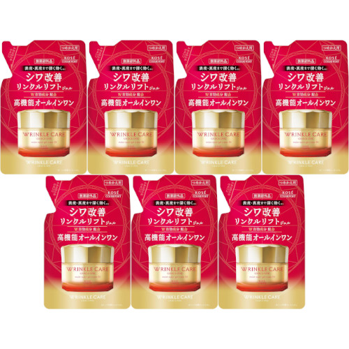 【7個セット】グレイスワン リンクルケア モイストリペア ジェルクリーム ＥＸ つめかえ 90g(4971710588019-7)