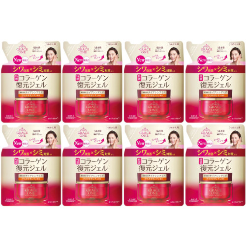 【8個セット】グレイスワン 薬用リンクル リペアジェル つめかえ 90g(4971710582888-8)