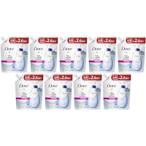 【9個セット】ダヴ ビューティーモイスチャー クリーミー泡洗顔 つめかえ用 320ml(4902111775104-9)