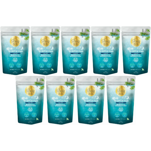 【9個セット】眠りやリーフバスソルト コールドナイト 1000g(4580299105977-9)