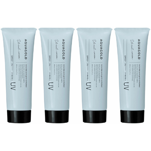 アクアゴールド UVカットクリームｂ 80g【4個セット】(4940756447352-4)