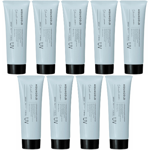 アクアゴールド UVカットクリームｂ 80g【9個セット】(4940756447352-9)