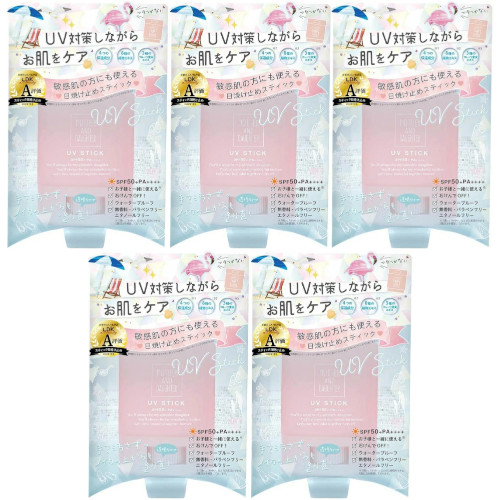 【5個セット】マザーアンドドーター クリアUVスティック 15g【メール便】(4540811803170-5)