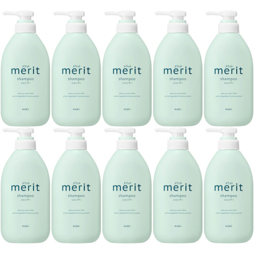 メリット シャンプー ポンプ 450ml【10個セット】(4901301448705-10)