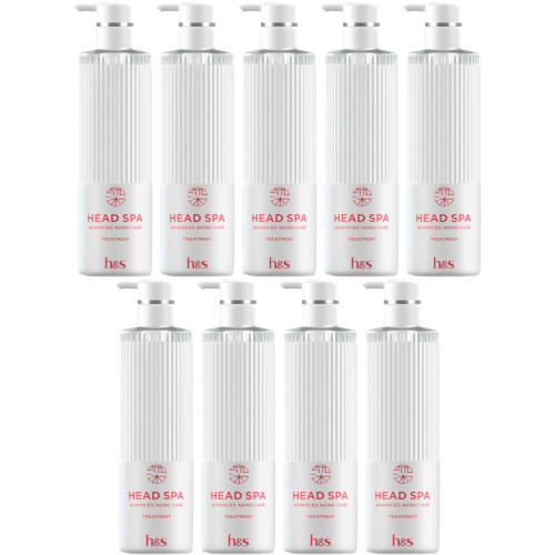 【9個セット】ｈ＆ｓ 深ヘッドスパ アドバンスドエイジングケア トリートメント ポンプ 435g(4987176310798-9)