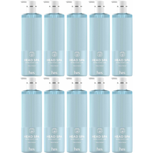 【10個セット】ｈ＆ｓ 深ヘッドスパ エクストラモイストケア トリートメント ポンプ 435g(4987176310859-10)