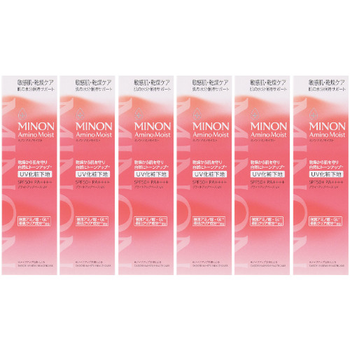 【6個セット】ミノン アミノモイスト ブライトアップベース ＵＶ 25g【メール便】(4987107670588-6)