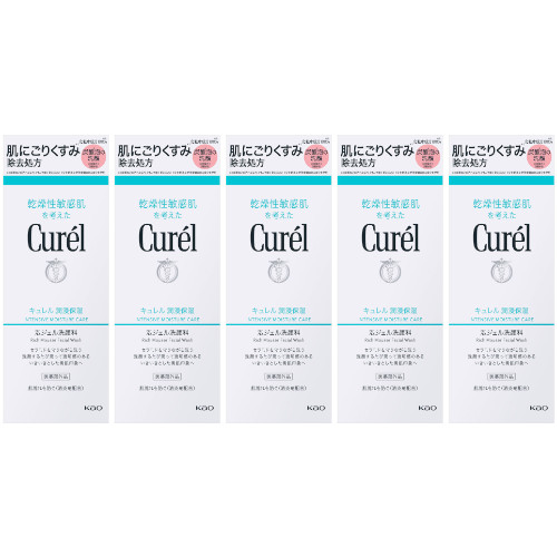 キュレル 潤浸保湿 泡ジェル洗顔料 200g【5個セット】(4901301458964-5)