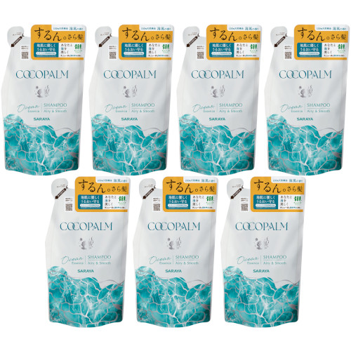 【7個セット】ココパーム オーシャンエッセンスシャンプー 詰替用 380ml(4973512261695-7)