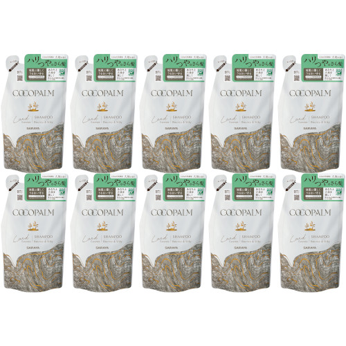【10個セット】ココパーム ランドエッセンスシャンプー 詰替用 380ml(4973512261756-10)