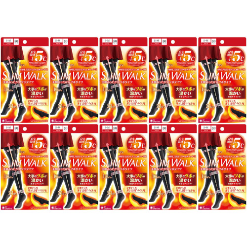 【10個セット】スリムウォーク 美脚あったか温ツボタイツ SM 1枚(4902522681780-10)