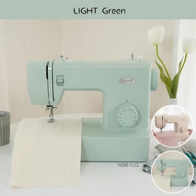 ドロシー 電動ミシン White room ドロシーミシン ミシン 簡単 グリーン ピンク かわいい 手作り 厚物 入園 入学 NSM-1LG NSM-1LP Dorothy 【代引不可】