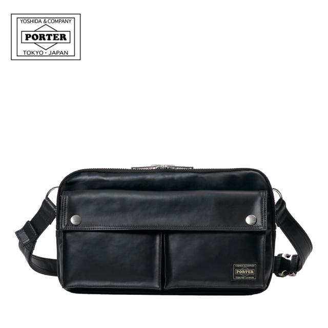 ポーター フリースタイル フィットバッグ 707-19116 10 ブラック 吉田カバン PORTER FREE STYLE FIT BAG ショルダーバッグ ボディバッグ 肩掛け 斜め掛け カジュアル メンズ レディース 日本製 ブランド