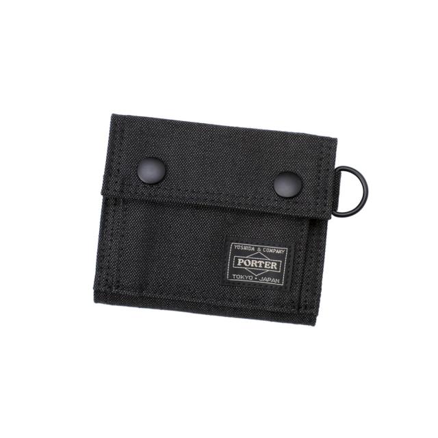 ポーター スモーキー ウォレット 592-26370 10 ブラック 吉田カバン PORTER SMOKY WALLET 二つ折り財布 カジュアル メンズ レディース 日本製 ブランド