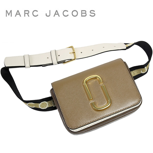 MARC JACOBS マークジェイコブス ショルダーバッグ ヒップショット ウエストバッグ ベルト チェーン フレンチグレーマルチ 鞄 ブランド m0014319-064