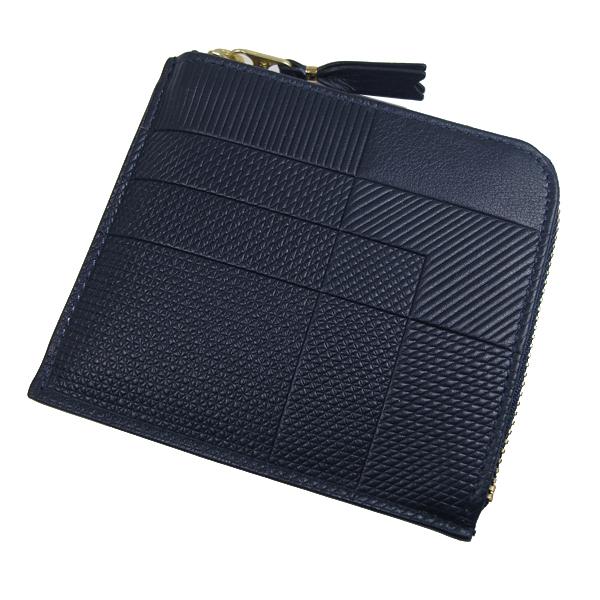 送料無料 COMME des GARCONS コムデギャルソン SA3100LS NAVY ミニ財布 ケース