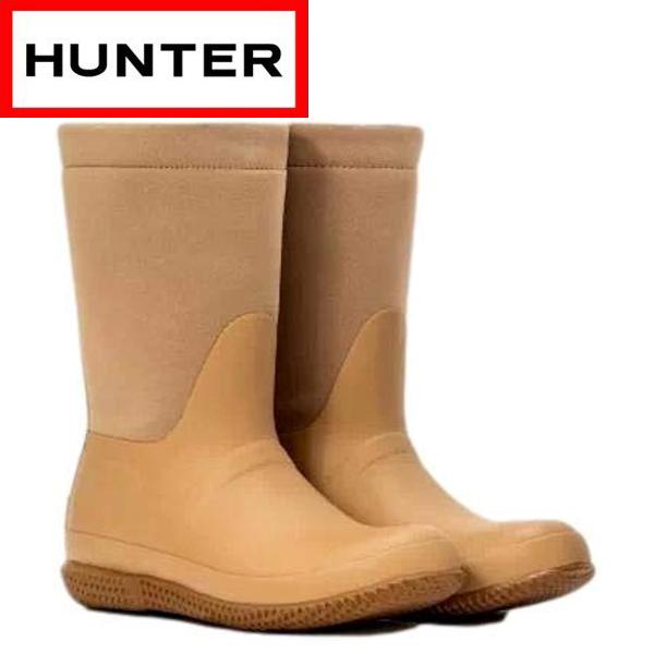 送料無料 ハンター レインブーツ WFT2052NRE thicket レディース レインシューズ ロールトップ シェルパブーツ 2way 防寒 防水 フリース HUNTER