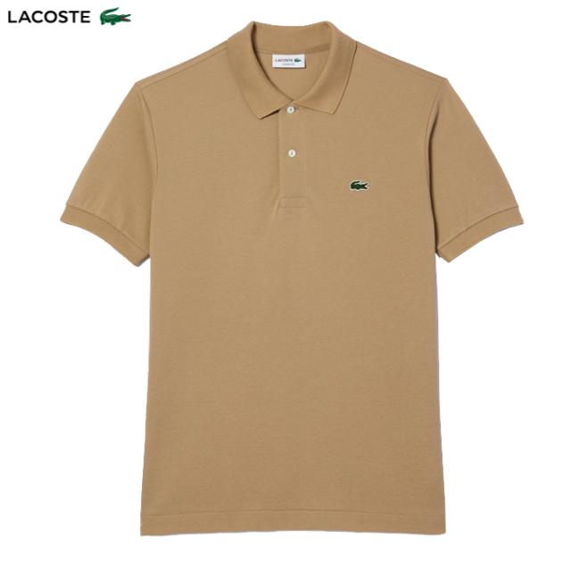 送料無料 ラコステ ポロシャツ L1212 CB8 LION 半袖 無地 メンズ 定番 LACOSTE