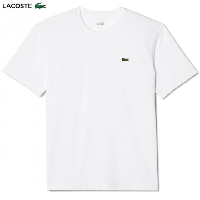 送料無料 ラコステ Tシャツ TH6709 001 WHITE 半袖 無地 メンズ 定番 LACOSTE