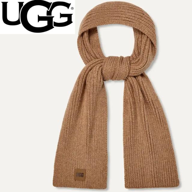 送料無料 アグ チャンキーリブスカーフ 101106 Camel レディース マフラー ストール UGG