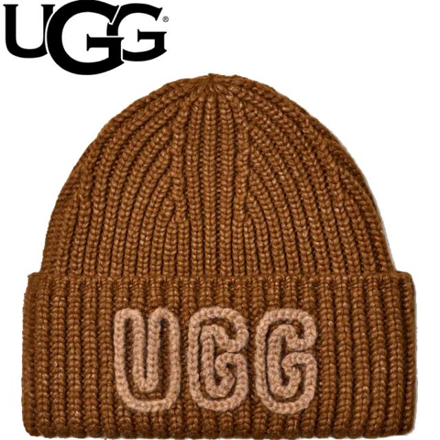 送料無料 アグ ニット帽 102345 DECO ビーニー チャンキー クラフテッド リブ ビーニー レディース UGG