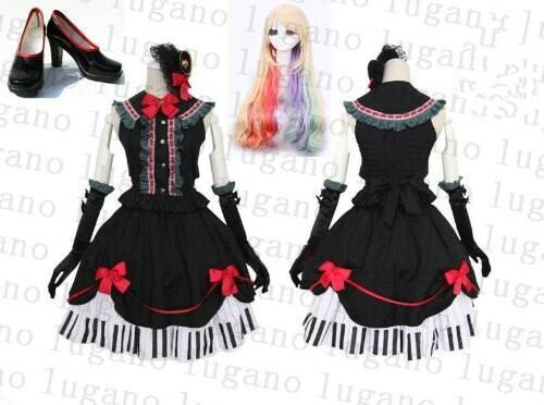DK3028 VOCALOID3 ボーカロイド MAYU公式風 衣装+ウィッグ+靴 完全華麗フルセット コスチューム コスプレ衣装