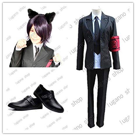 繰繰れ! コックリさん 狗神（いぬがみ，Inugami）  風 コスプレ衣装＋ウィッグ+髪飾り+靴　 完全オーダーメイドも対応可能