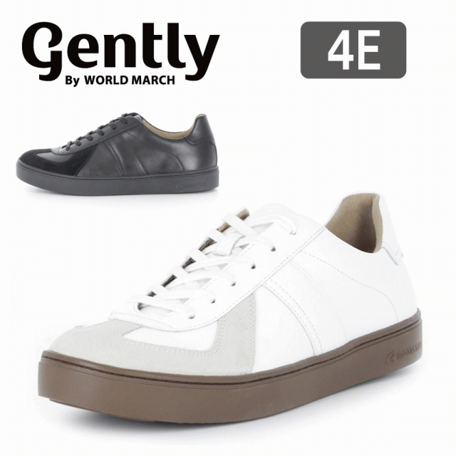 Begin掲載商品 メンズ ジェントリー ローカット スニーカー カジュアル トレーニングシューズ コート GE106 靴 ビギン ワールドマーチ 男性 ホワイト ブラック おしゃれ かっこいい 黒 白 幅広 4E 防水 防臭 父の日 白 48500441 24.5cm 25cm 25.5cm 26cm 26.5cm 27cm 28cm