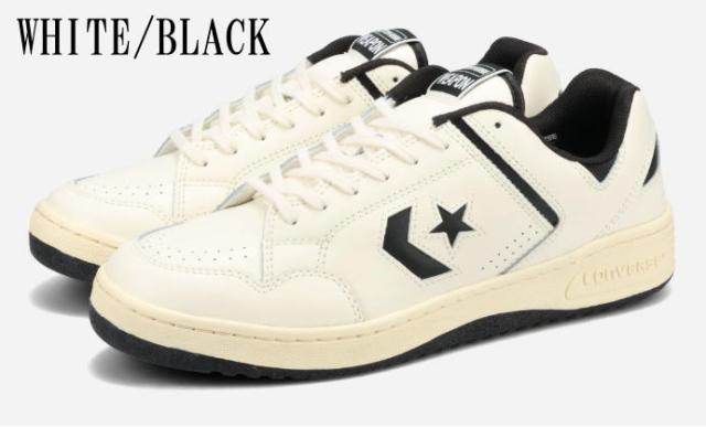 メンズ コンバース ウエポン CC OX ローカット スニーカー CONVERSE WEAPON CC OX ホワイト ブラック パープル 白 黒 紫 靴 限定 大きいサイズ かっこいい おしゃれ 限定 男性 34202180 34202181 26cm 26.5cm 27cm 28cm