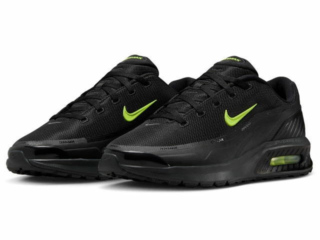ナイキ メンズ エアマックス NIKE AIR MAX BIA IF2624 006 スニーカー ランニング 軽量 運動靴 男性 おしゃれ トレーニングシューズ かっこいい ジム 運動会 健康 ボルト ブラック ネオンイエロー 黒 大きいサイズ 25cm 25.5cm 26cm 26.5cm 27cm 28cm 29cm 30cm