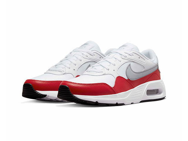 大きいサイズ ナイキ メンズ エアマックス SC NIKE AIR MAX SC CW4555-107 スニーカー ランニング 軽量 運動靴 男性 おしゃれ トレーニングシューズ かっこいい ジム キングサイズ 運動会 健康 ホワイト レッド 白 赤 29cm 30cm 31cm 32cm