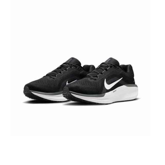 大きいサイズ ナイキ メンズ ランニングシューズ ナイキ エア ウィンフロー 11 FJ9509 001 ローカット ブラック ホワイト スニーカー 厚底 速い メッシュ 運動靴 軽量  健康 通勤 通学 男性 くつ 黒 白 マラソン 長距離 大きい 29cm 30cm 31cm 32cm