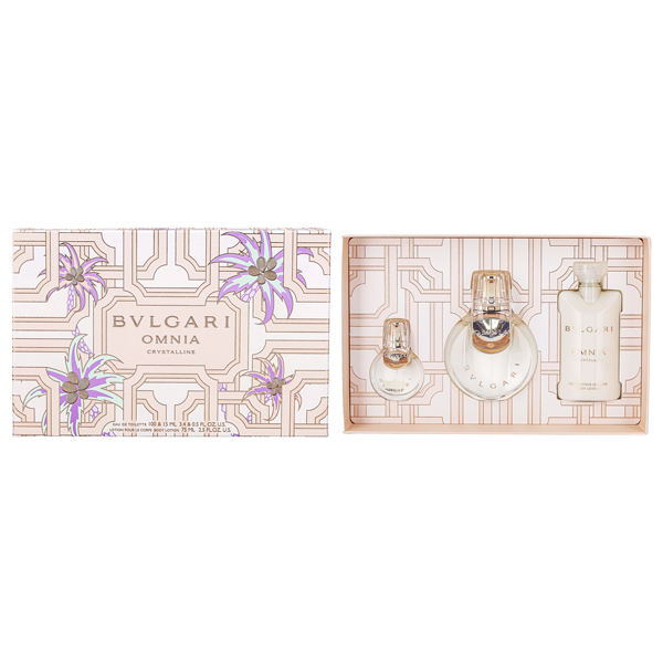 ブルガリ BVLGARI オムニア クリスタリン セット 24AW (EDT100ml＋EDT15ml＋ボディローション75ml)