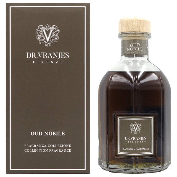 ドットール・ヴラニエス DR. VRANJES リードディフューザー ウードノービレ （OUD NOBILE）500ml 【難あり・スティックなし】