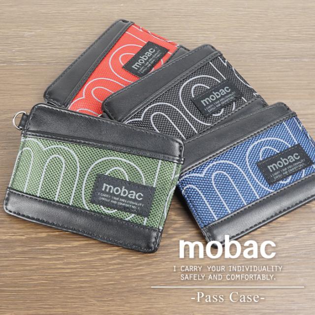 パスケース 定期入れ mobac モバック バイカラー コンパクト メンズ 男性向け カジュアル 父の日 誕生日 プレゼント ギフト 送料無料 ...