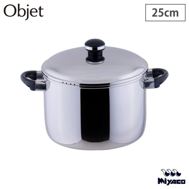 オブジェ ジャンボ深型両手鍋 25cm 宮崎製作所 OJ-39【 鍋 両手鍋 深型 IH対応 IH 100V 200V Objet 25cm ステンレス 日本製 】の通販はau PAY ...
