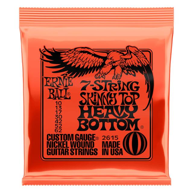 ERNIE BALL 2615 SKINNY TOP HEAVY BOTTOM SLINKY 7-STRING 10-62 7弦エレキギター弦〈アーニーボール〉の通販はau PAY マーケット ...