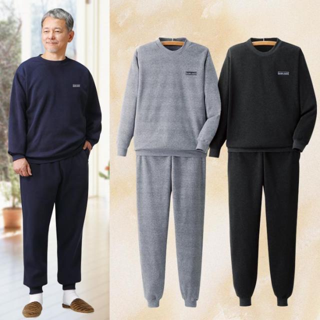 紳士裏起毛ホームウェア3色組 同サイズ