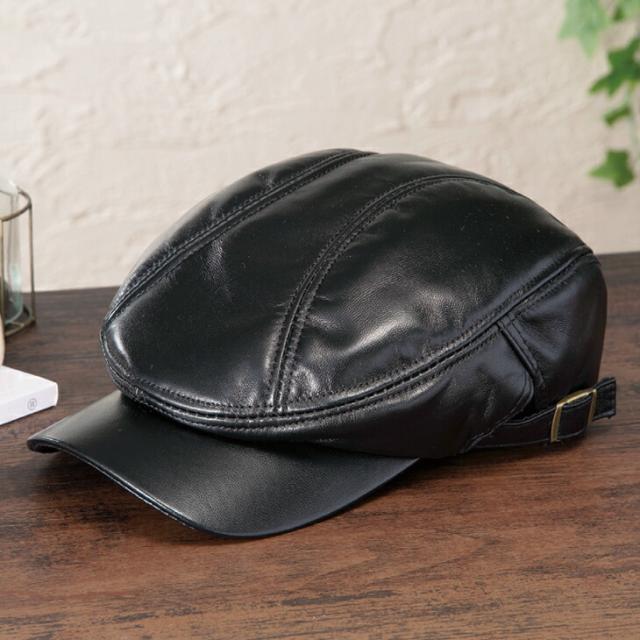羊革シリーズ キャップ帽 ハンチング ハンチング帽子 ハンチング帽 キャップ メンズ