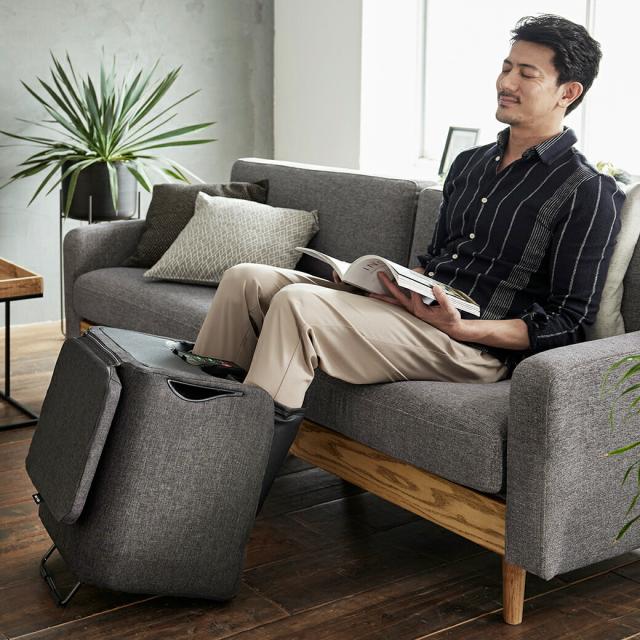 マッサージスツールマルチ ATEX TOR AX-HP374 フットマッサージ マッサージ器 おしゃれ エアバッグ ローラー 振動 USBポート 指圧パーツ付 ヒーター つま先 足裏 足の甲 ふくらはぎ くつろぎ リラックス 休息