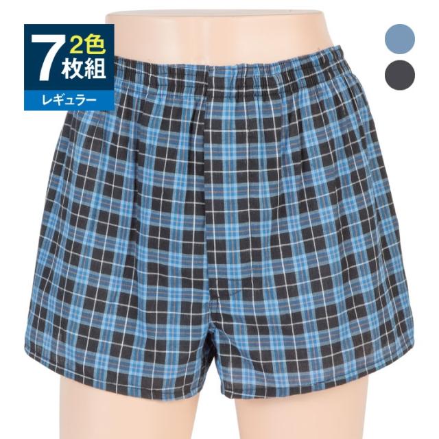 ファミラ 安心トランクス 失禁パンツ さわやか安心 トランクス 同サイズ2色7枚組 ピュアブリーズ 防水 消臭 抗菌 尿漏れ 防止 パンツ 吸水パッド付き 下着 男性用 軽度失禁用品 送料無料