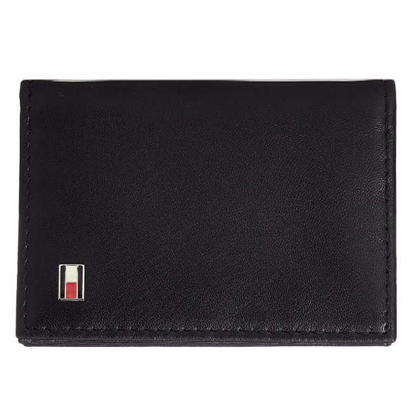 送料無料 カードケース 名刺入れ トミーヒルフィガー 牛革 OXFORD 20XO11BK/8208