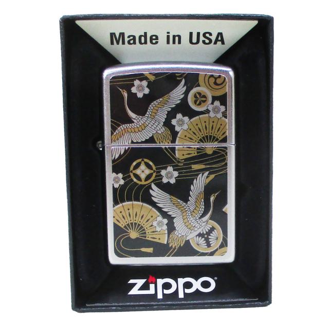 送料無料 ジッポー オイルライター USA Zippo 和柄シリーズ 鶴 扇子 SP-KIの通販はau PAY マーケット - cosmic phase | au PAY マーケット－通販サイト