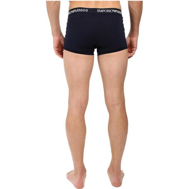 送料無料メール便 箱畳んで発送 エンポリオ アルマーニ メンズ ボクサーパンツ トランクス 111611/CC722PK 94235 GY/BK/NV 3枚組 Ｍサイズ 送料無料メール便 箱畳んで発送 エンポリオ アルマーニ メンズ