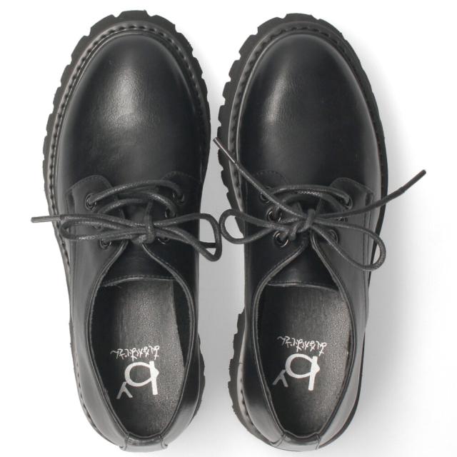 by あしながおじさん 厚底 レースアップ シューズ レディース 靴