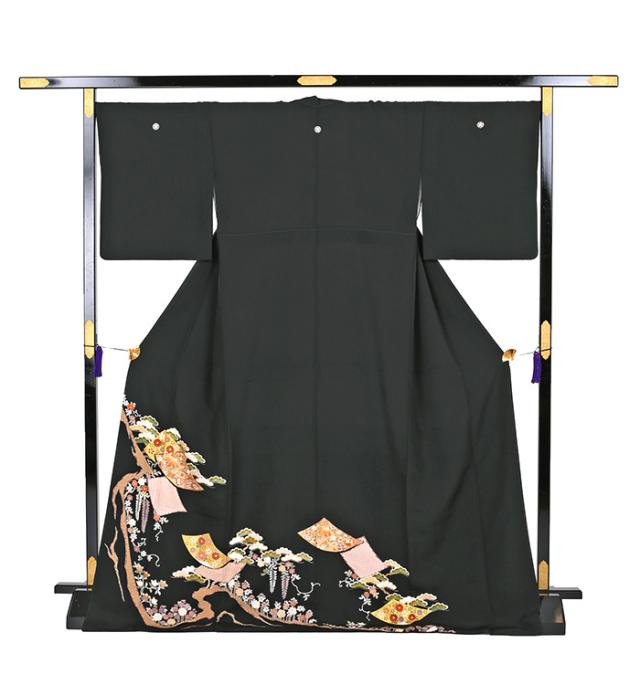 往復送料無料 2泊3日 レンタル 黒留袖 レンタル Lサイズ No.0407 往復送料無料 2泊3日 レンタル 黒留袖 レンタル Lサイズ No.0407