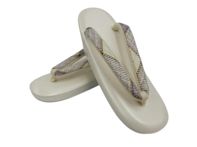 草履 L 紗織 沙織 礼装用 女性 レディース 礼装用草履 結婚式 黒留袖 訪問着 入学式 七五三 痛くない 和装草履 着物草履 高級 シルバー 上品 痛くない草履 レディース おしゃれ 紗織草履 紗織ブランド 20代 30代 40代 50代 60代 白地 組紐 藤色 No.2521