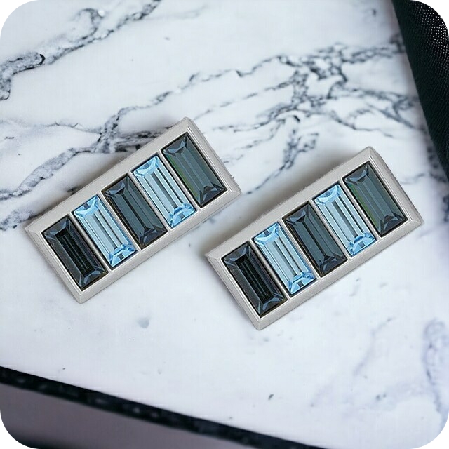 ミラショーン カフス Mila schon メンズ MS03072 シルバー ブルー アクセサリー