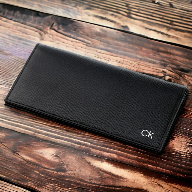 カルバンクライン 財布 メンズ ブランド 長財布 革 レザーウォレット 小銭入れあり   Secretary 31CK190003 ブラック